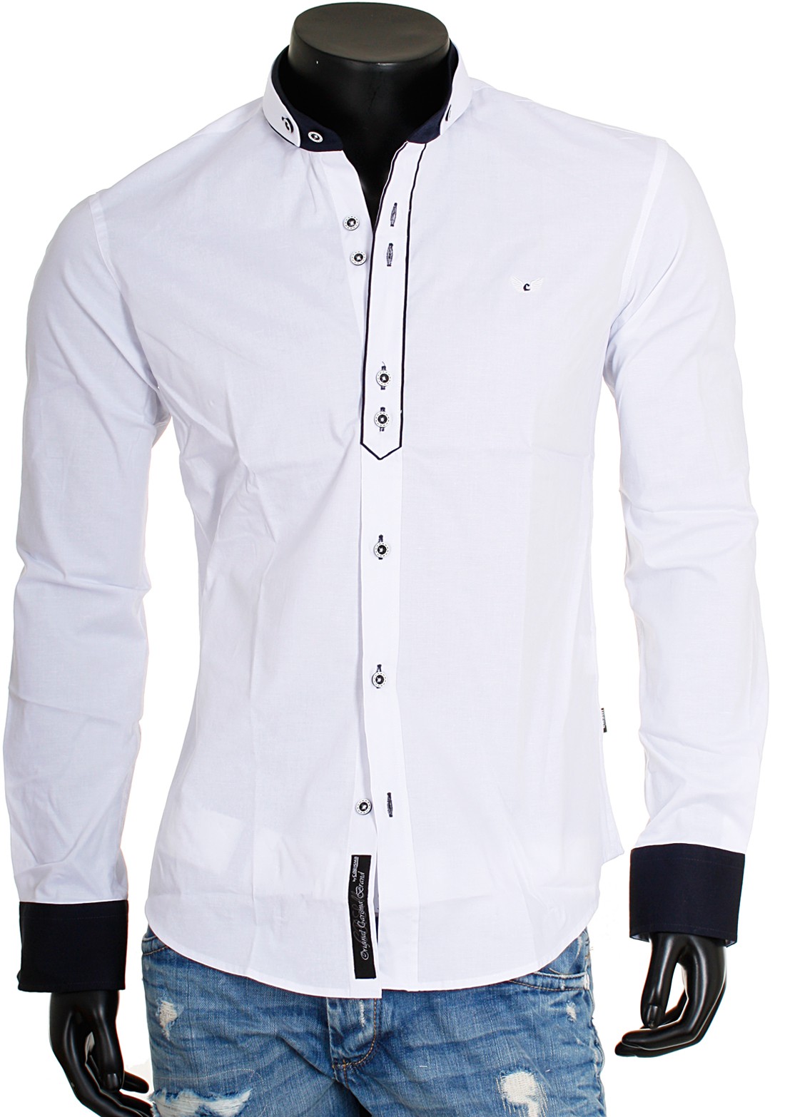 Carisma langarm Herren Stehkragen Freizeit Hemd Casual slim fit ... Carisma langarm Herren Stehkragen Freizeit Hemd Casual slim fit ...